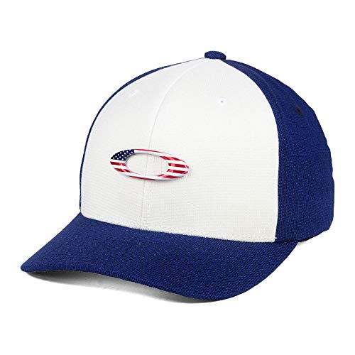 Oakley Tin Can USA - Gorra elástica Azul • OFERTA